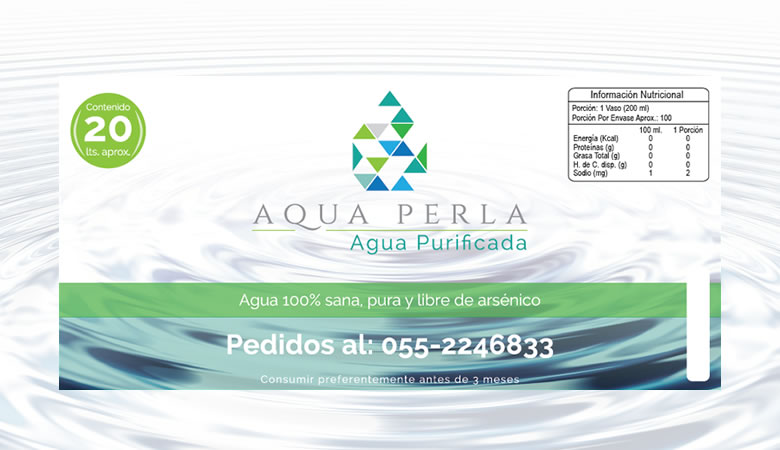 Aqua Perla Logo Design - Upa Designers